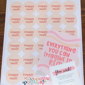 Magic Mail Sticker Sheet Packaging Supplies for Small | Etsy