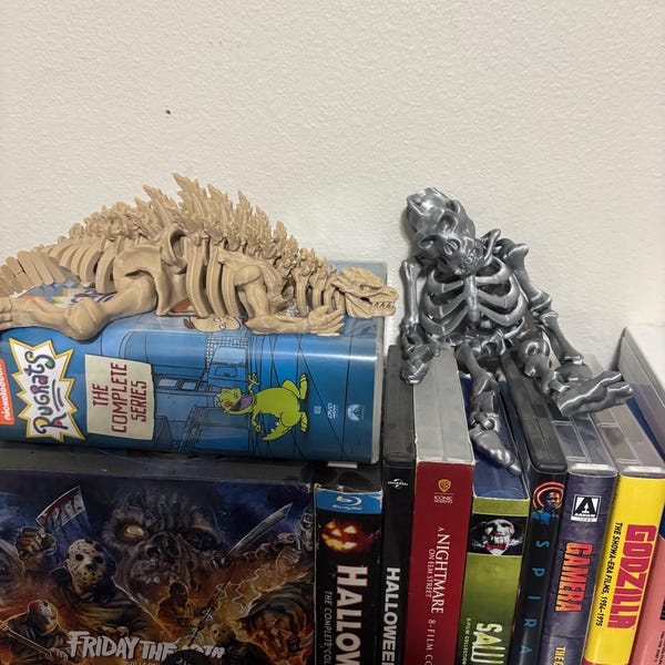 Fully Articulated Skeletonized Wendigo Cryptid Figure Posable Moving ...