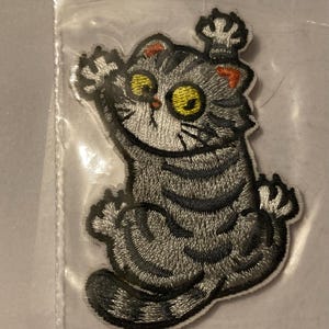Cat Climbing Patch, Kitty Patch, Cute, Iron on Patch, Embroidered Patch ...