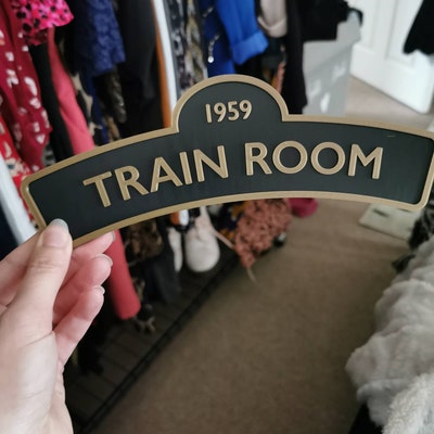 Personalised Train Nameplate Door Plaque Sign 3D Printed Choose Your ...