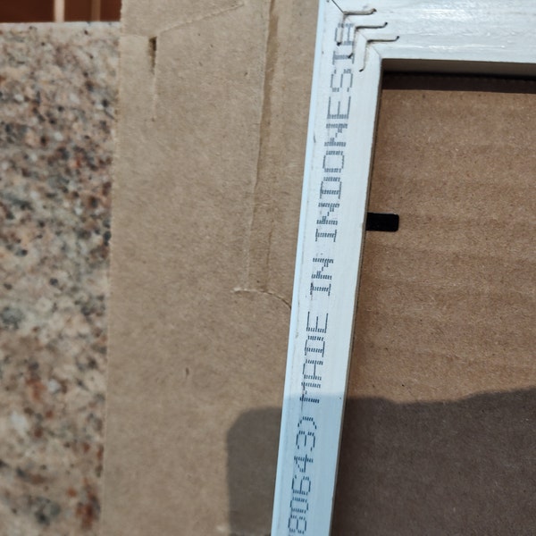 Confetti, Modern White Picture Frame With Single White Mat, .875" Wide ...