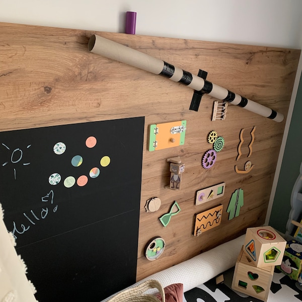 Busy Board Details, Wooden Buttons, Busy Board Parts, Busy Board DIY ...