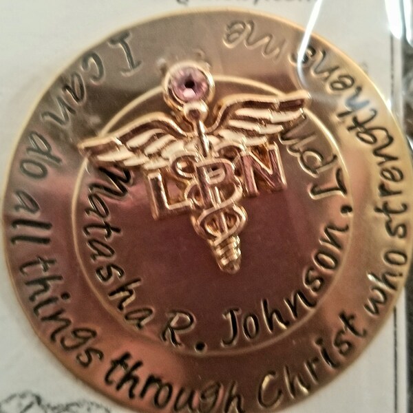 Gold LPN Pin -licences Nurse Practitioner Pin- Pinning Ceremony ...