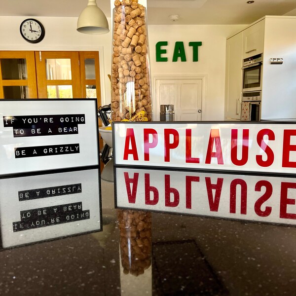 Applause | Framed Metal Print | Applause Frame | Retro | Metal ...