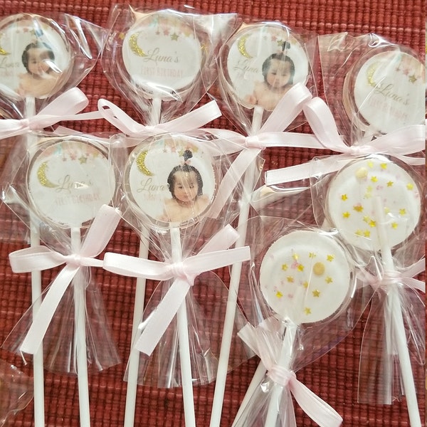 Birthday Lollipops - Unique Party Favors - Elegant Birthday Lollipops ...