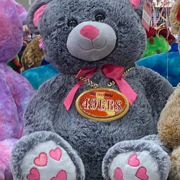 49ers Red and Black Bling Chain San Francisco 49ers Chain San Francisco ...