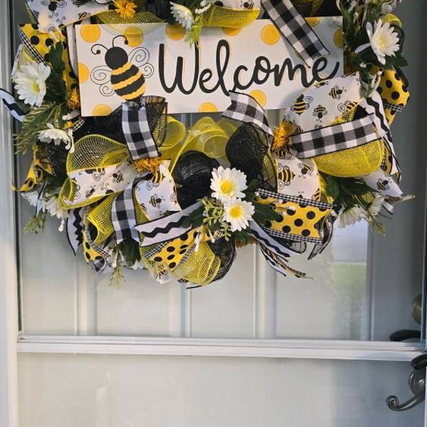 Fall Pumpkin Door Swag, Black and White Fall Door Decor, Whimsical ...