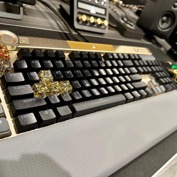 5PCS Keycaps Set for Mechanical Keyboard | Handmade Resin Keycaps ...