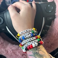 Bluey and Bingo Kandi Cuffs - Etsy Canada