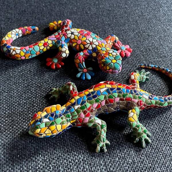 Mosaic Blue Bull Statue With Big Horns Made With Marble Dust and With ...