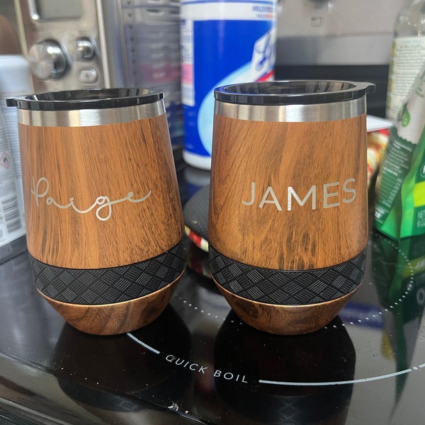 Personalized Triple Walled Stainless Steel 12oz Coffee Mug 6 Hours Hot ...