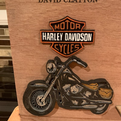 Motorcycle Layered Design for Cutting, Vector File for Laser and Paper ...