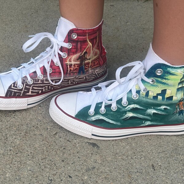 Transformers and Decepticon Custom Hand Painted Shoes - Etsy