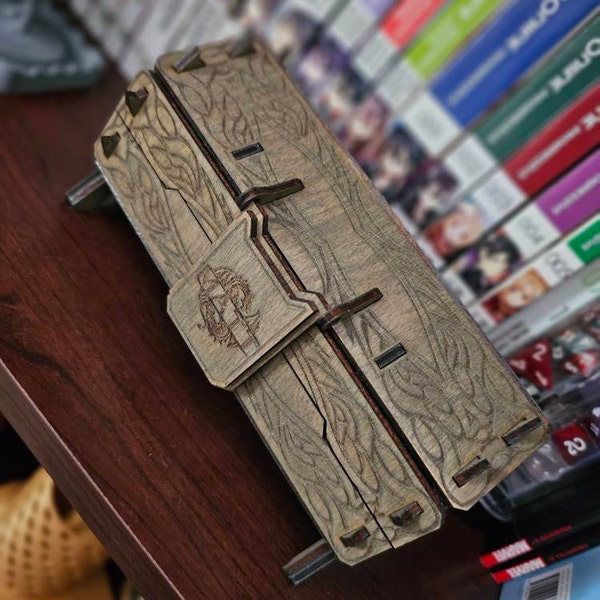 Handcrafted Mimic Chest – Dnd & MTG Deck Box – Custom Dice Holder - Etsy