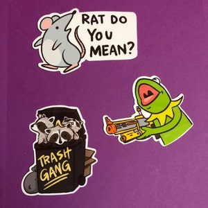 Goose With Knife Sticker Funny Meme Sticker Cute Laptop - Etsy