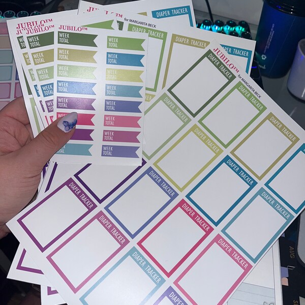 WEEKLY MENU SIDEBAR Stickers - Etsy