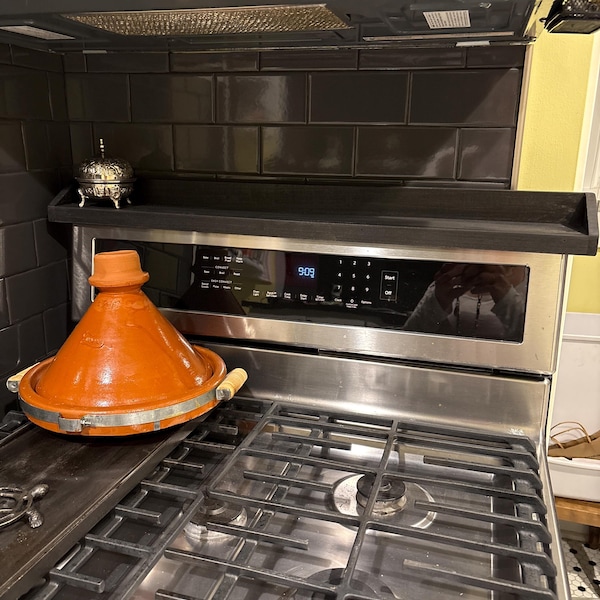 Stove Top Spice Rack-tray-kitchen Shelf-organizer-storage-space Saver ...