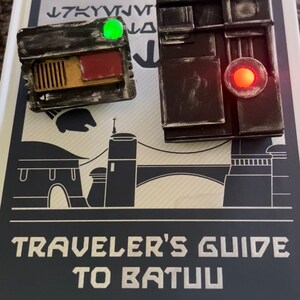 Star Wars fennic Shand Style Lighted Communication Badge / - Etsy