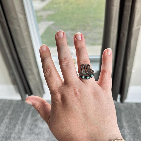 Sterling Silver Cow Tag Custom Cattle Brand Necklace for Her KEB ...