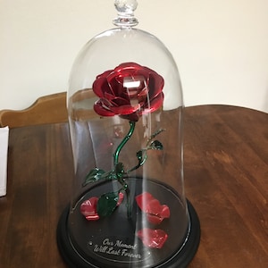The Enchanted Aluma Rose Beauty and the Beast Replica With - Etsy