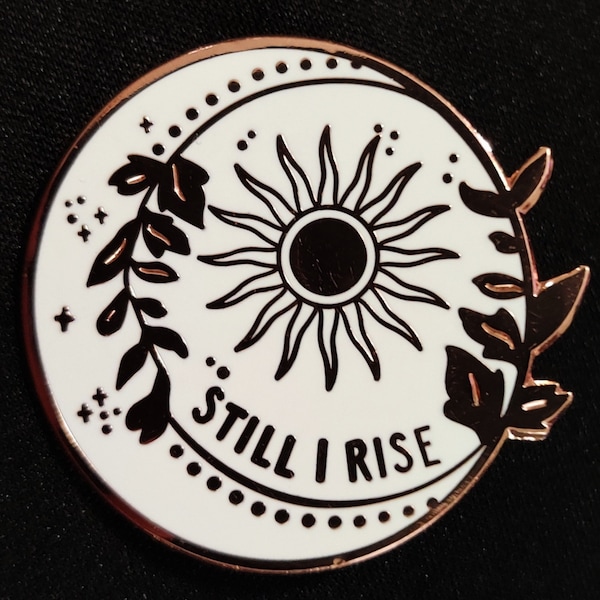 Still I Rise Enamel Pin - Maya Angelou™ - Women Poets Pin Collection ...