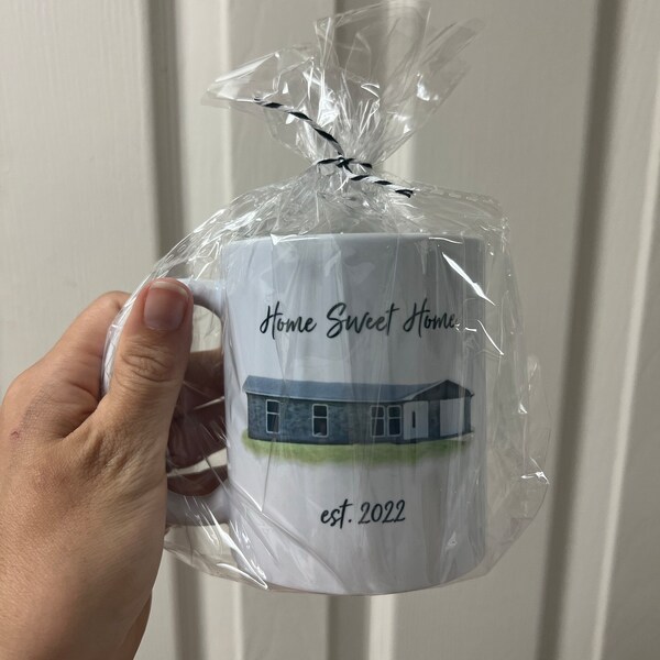 Custom Home Mug, Housewarming Gift, Personalized Home Mug, New Home Mug ...