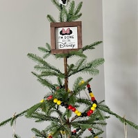 5 Boo & Eek 3D Circle Signs for Halloween Tiered Tray, Black and White ...