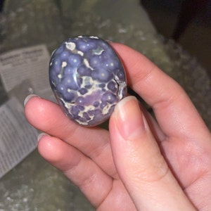 Grape Agate Tumbled Stone Multiple Sizes Available Polished Grape Agate ...