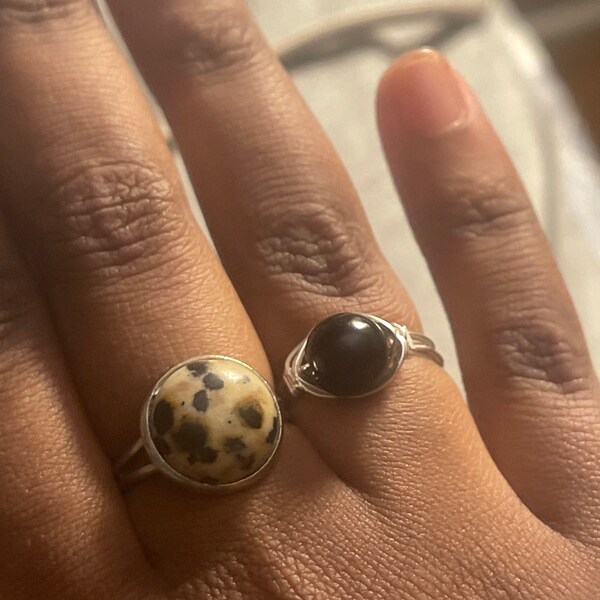 Healing Crystal Ring, Healing Gemstone Ring, Healing Crystal Jewelry ...