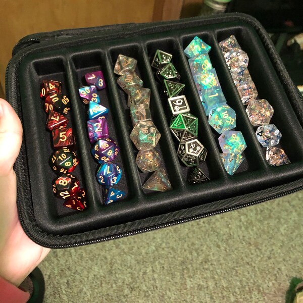 Diceology Archive - 6 Set Dice Case & Tray - Etsy