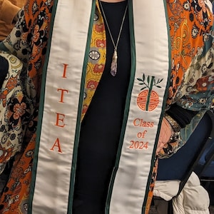 Custom Embroidery Graduation Stole Custom Personalized Stole Custom ...