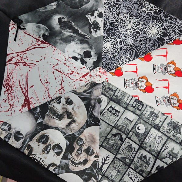 Blood Splatter Halloween Fabric 100% Cotton Fabric by the Yard Bloody ...