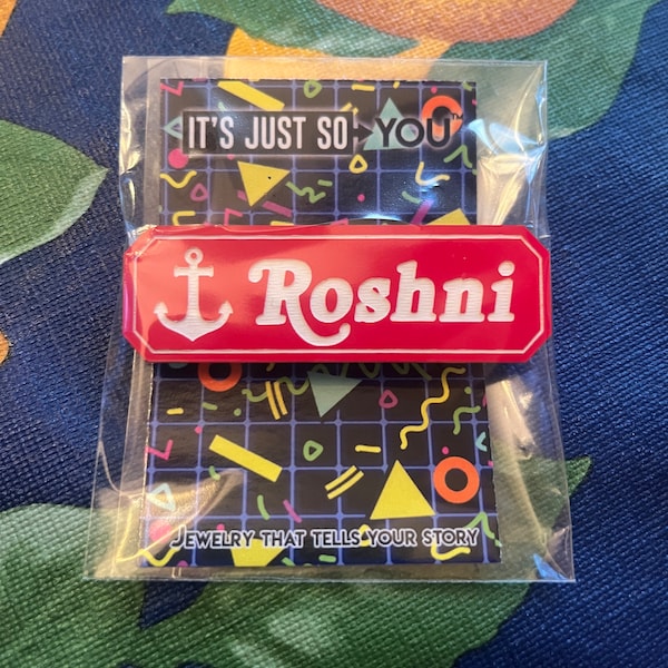 Customizable Scoops Ahoy Uniform Costume Custom Name Tag - Stranger ...