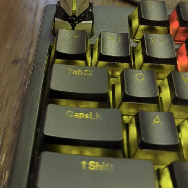 The Mandalorian Backlit LED Keycaps Handmade Resin Custom Artisan - Etsy