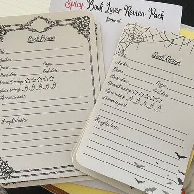 ACOTAR Themed Reading Journal PDF Digital Download - Etsy