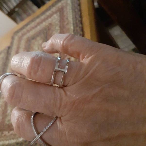 Everyday Ring - Double Band Ring - Statement Ring - Minimalist Ring - Stacking Ring - Dainty ...