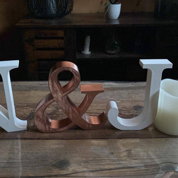 Personalised Free Standing Letters, Free Standing Letters, 3D Printed ...
