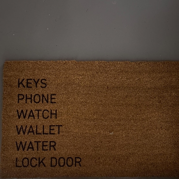 Restricted Access Funny R Rated Movie Doormat, Custom TV and Film ...