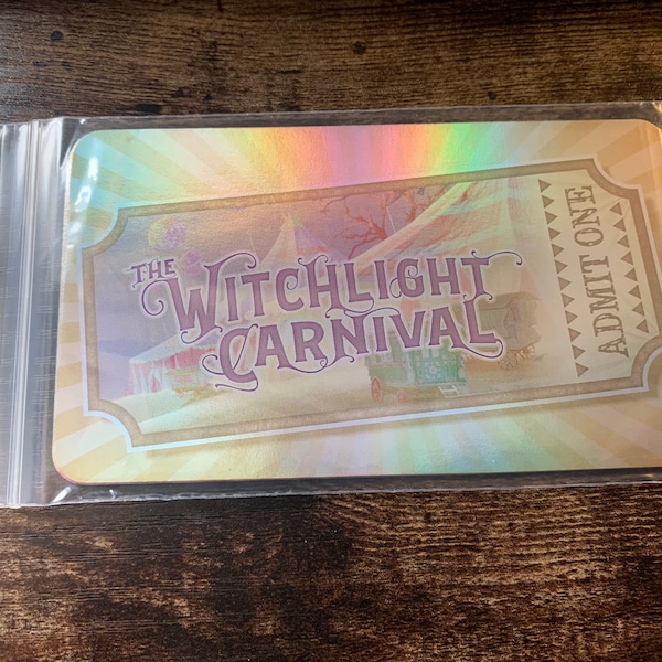 Holographic Carnival Tickets for the Wild Beyond the Witchlight - Etsy