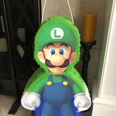 Luigi Pinata From Mario Bros 23x 13 Super Mario - Etsy