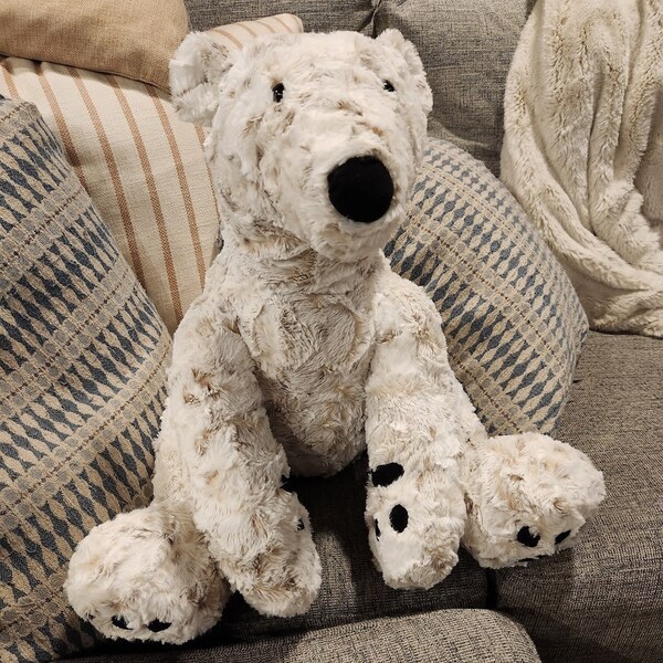 Sherbet Polar Bear PDF Sewing Pattern 30" Long Stuffed Animal - Etsy