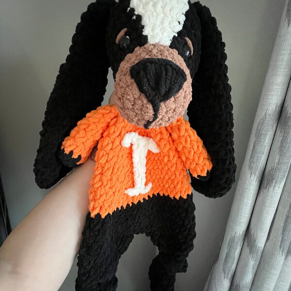 Hunley Hound + Teacup Pup Knotted Lovey — Crochet Dog PATTERN - Etsy