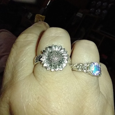 Star Fall Ring Band Rings Silver ACOTAR Inspired Ring Sterling - Etsy