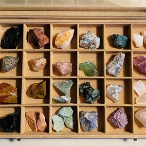 Raw Crystal Collectors Box Crystal Kit Crystal Gift Set Meditation ...