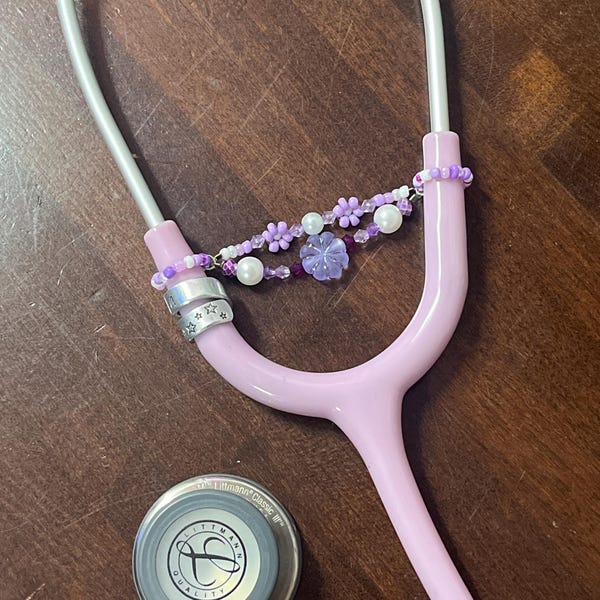 Beaded Stethoscope Charm - Etsy