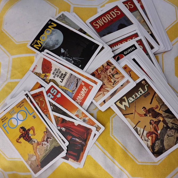 The Pulp Tarot -- Full Tarot Deck! - Etsy