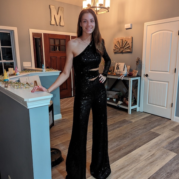 White Sequin Mini Dress, Short Wedding Dress, Women’s Party Dress ...