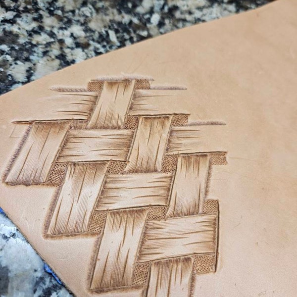 Leather Feather & Flowers Tooling Tracing Design Pattern PDF - Etsy