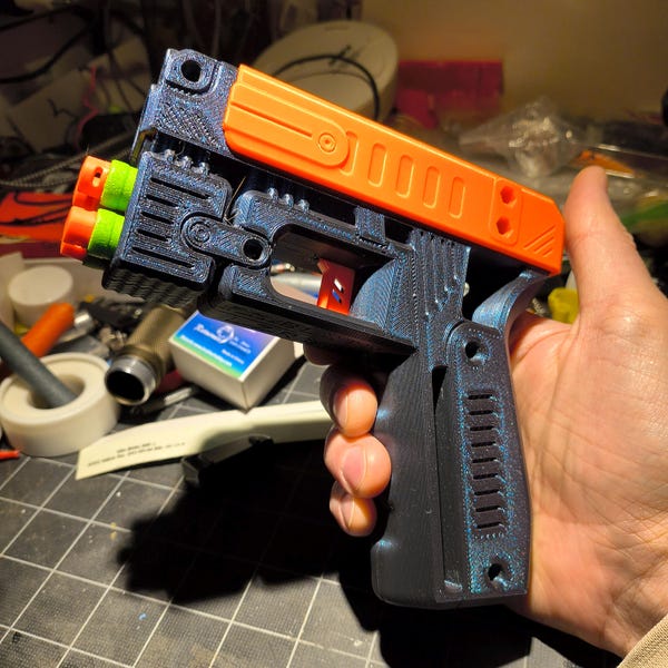 3D Printable Mod Parts for Nerf Roblox Bees Blaster - Digital STL Files ...