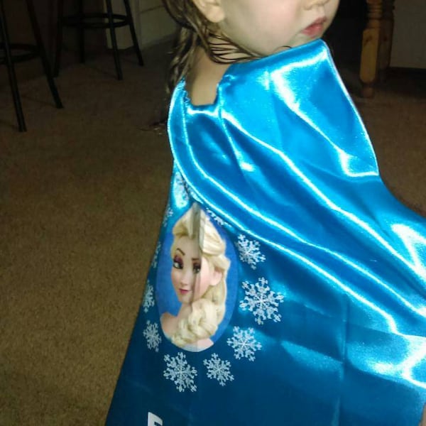 Ready to Ship! PERSONALIZED Kids Frozen Pink Elsa / Anna or Blue Elsa ...